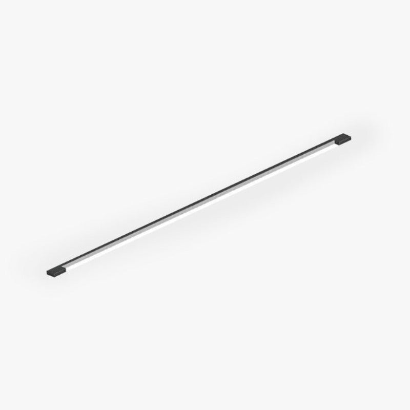 Slim LED Wall Light – Modern Linear Indoor Wall Lamp (Matte Black ...